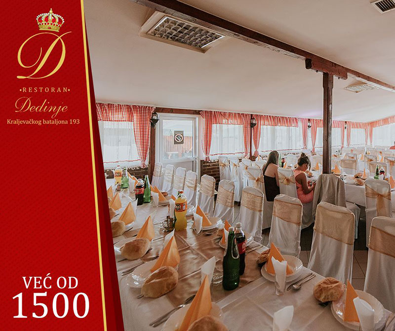 Restoran Dedinje Kragujevac - za proslave i svadbe | Ludi Kamen